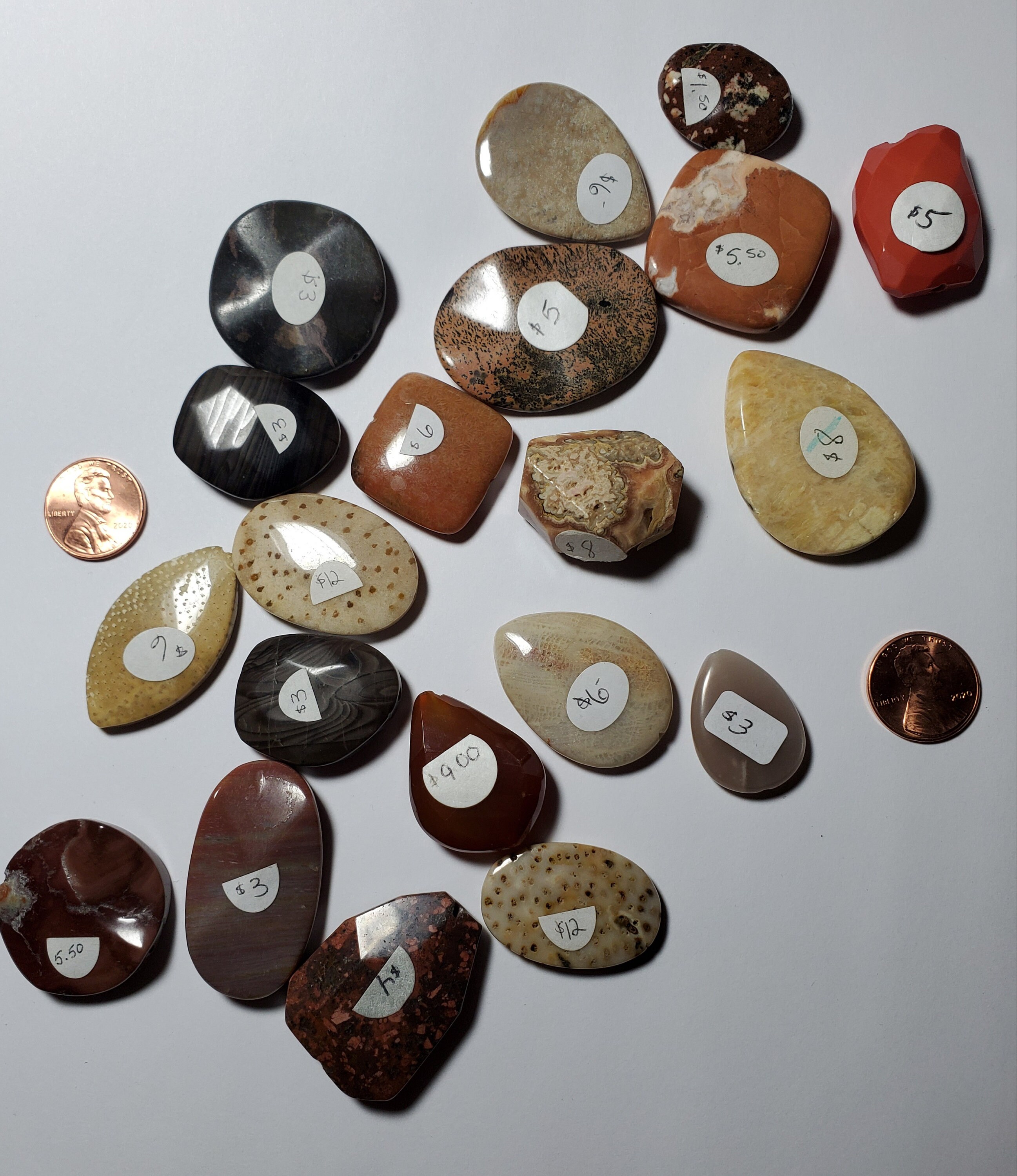 Stone Pendants, Stone Centerpieces, Stone Focals, Center Drilled Focals ...