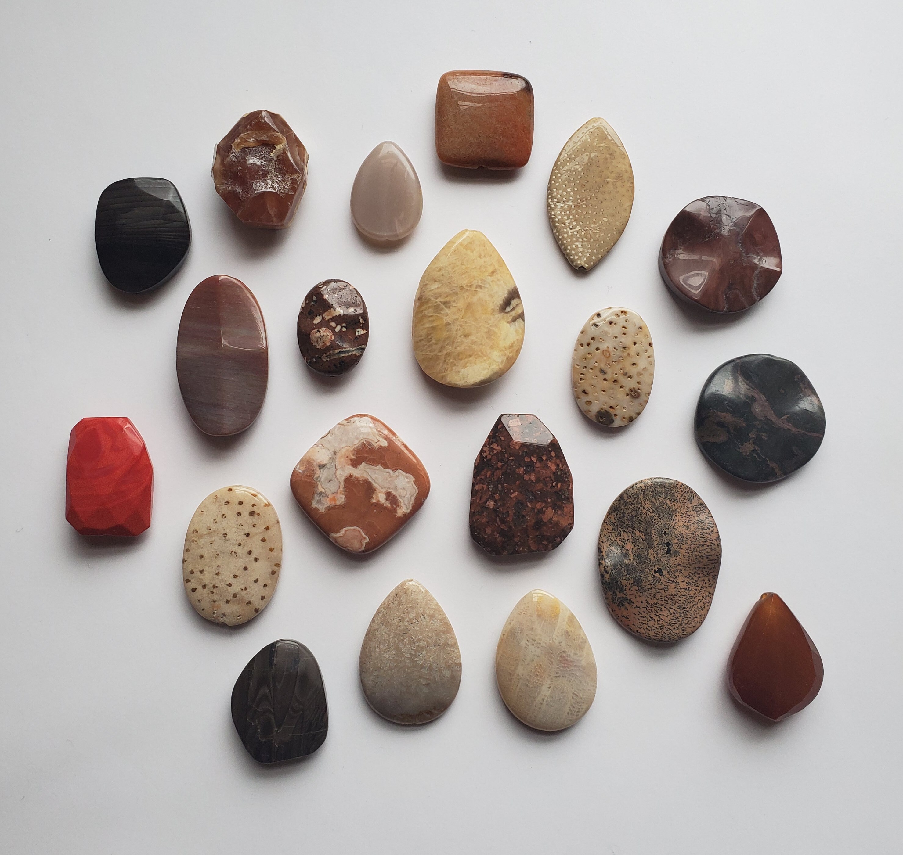 Stone Pendants, Stone Centerpieces, Stone Focals, Center Drilled Focals ...