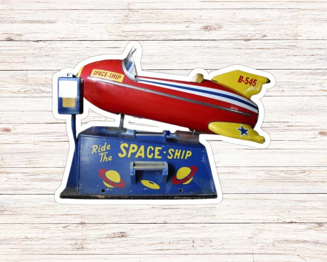 Ride the Rocket Sticker - Etsy