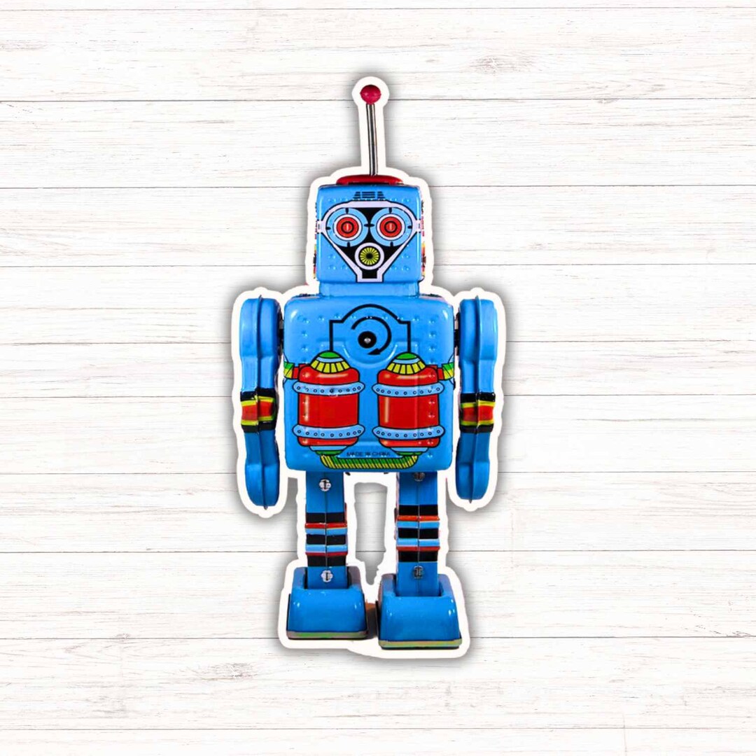 Blue-bot Sticker - Etsy