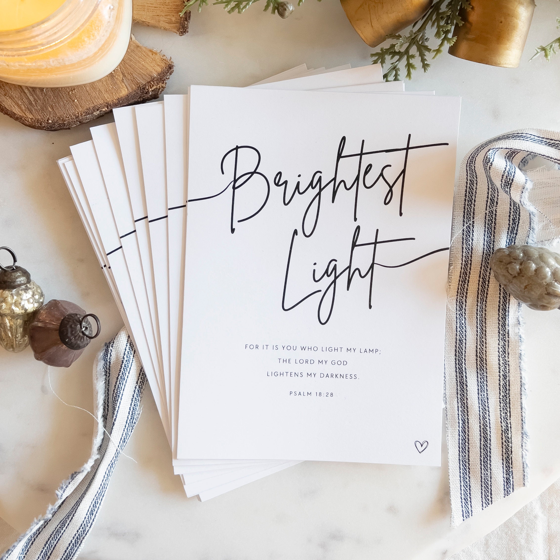 14 Brightest Light Bible Verse Card Set-digital Download-instant - Etsy