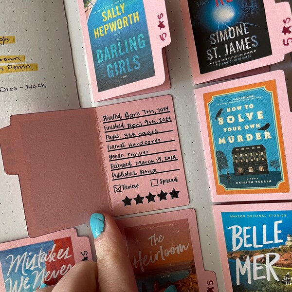 Reading Journal - Etsy