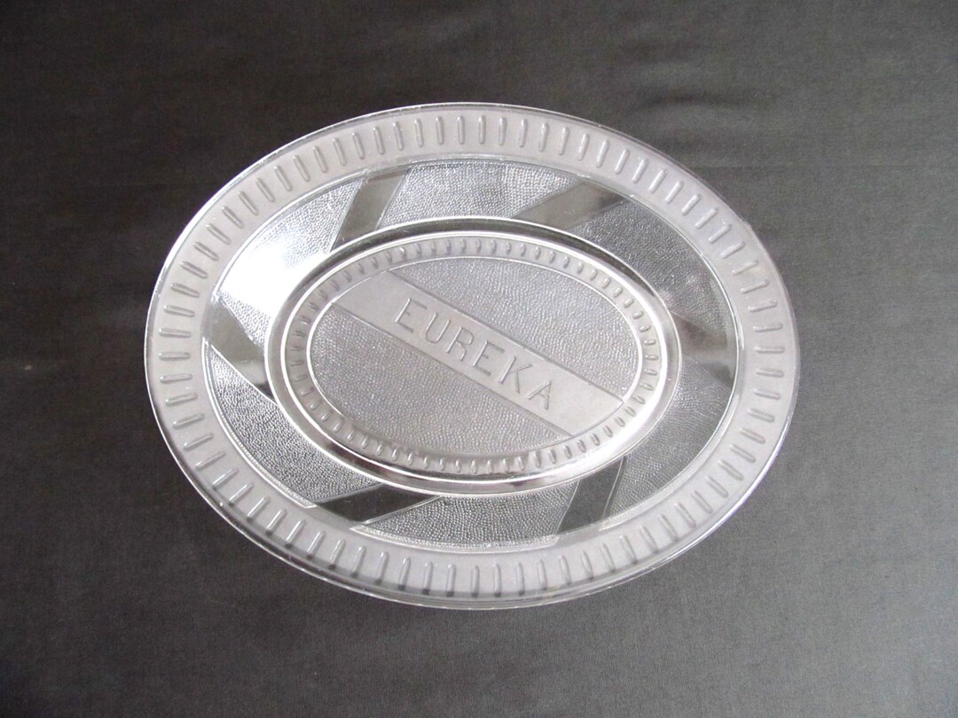 Victorian Antique Glassware | EAPG Glass | Oval Plate | Pressed Glass ...
