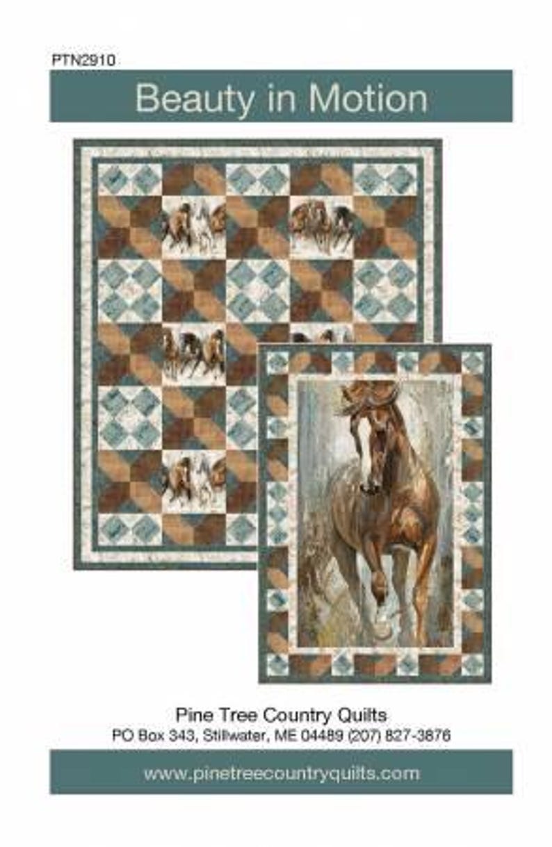 Beauty in Motion Quilt Pattern PDF Quilt Pattern-pine Tree Country ...