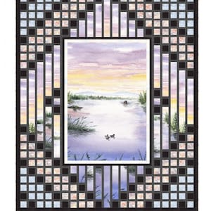 Fractured Landscape Quilt Pattern PDF Quilt Pattern-pine Tree Country ...
