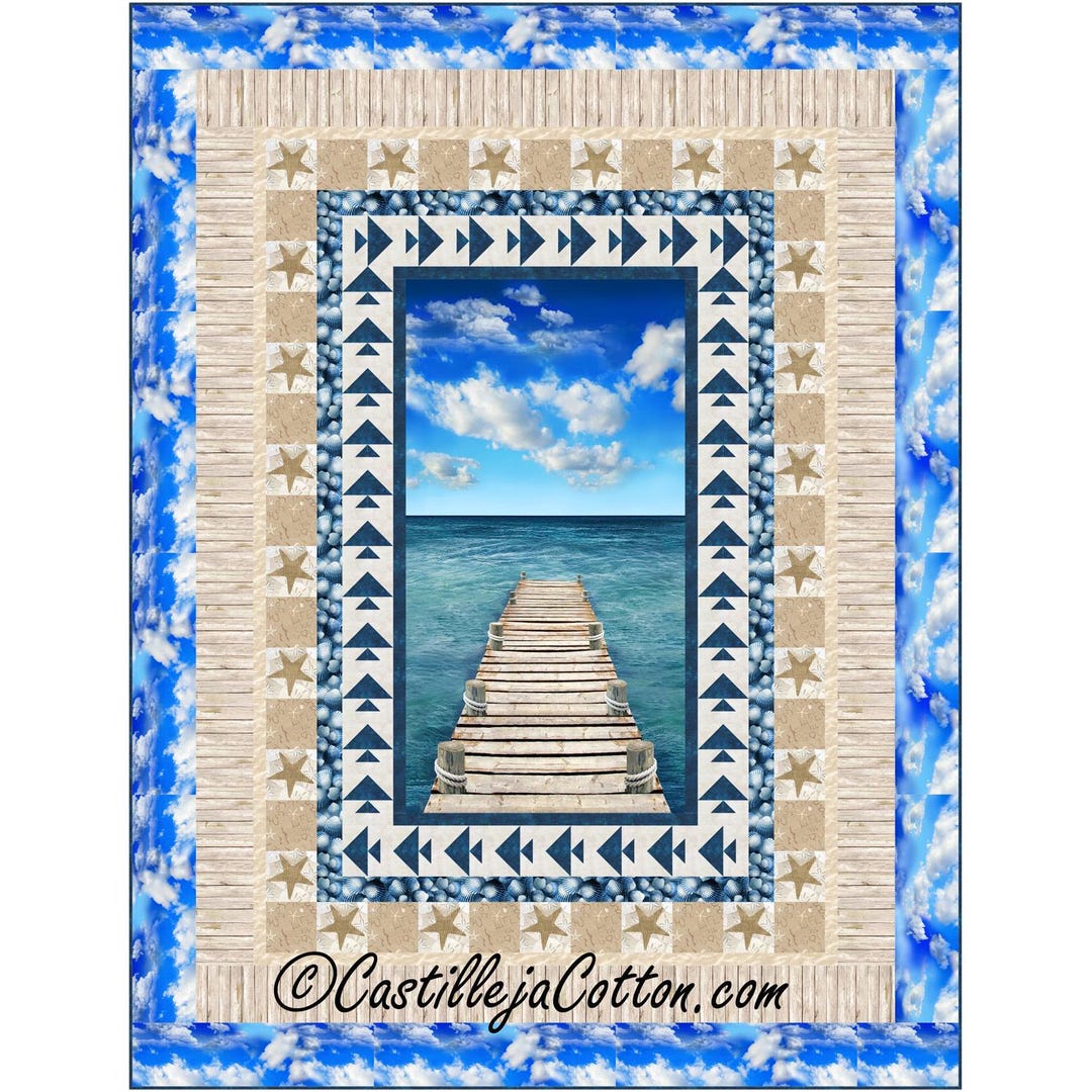Dock to Heaven Panel Quilt Pattern PDF Quilt Pattern-diane Mcgregor ...