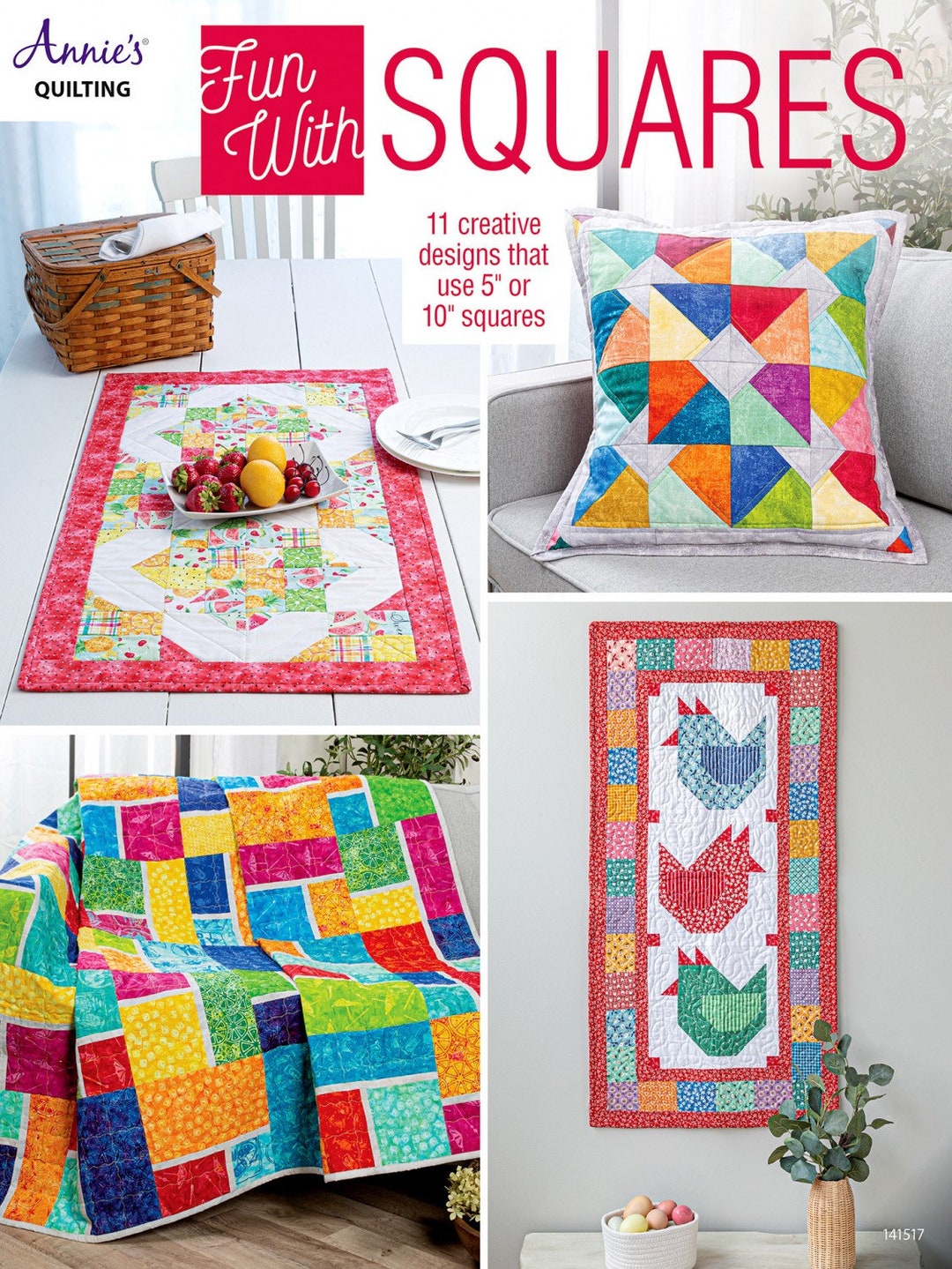 Fun With Squares Quilt Pattern Book-annies-quilt Project Book - Etsy