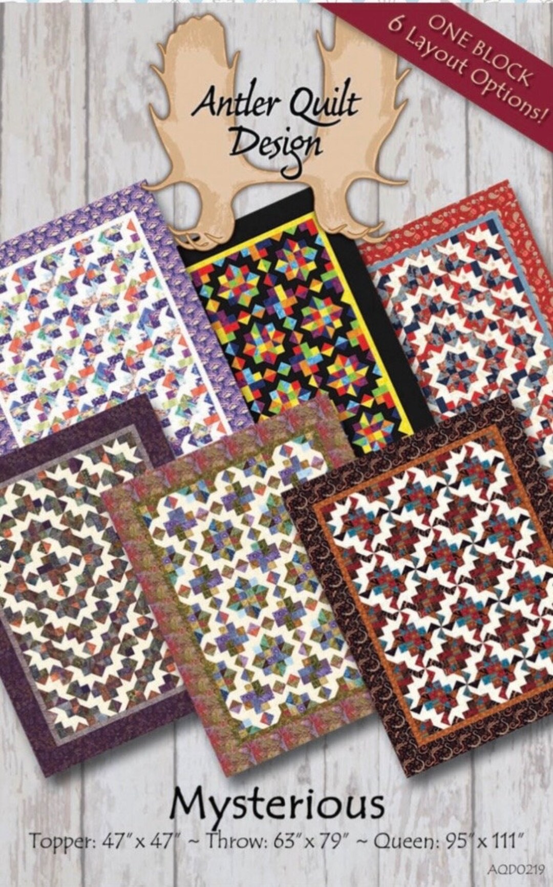 Mysterious Quilt Pattern by Doug Leko Antler Quilt Design - Etsy