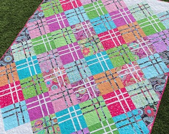 Twirl Quilt Pattern-amanda Murphy Designs Quilt Pattern-amanda Murphy ...