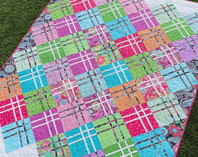 Twirl Quilt Pattern-amanda Murphy Designs Quilt Pattern-amanda Murphy ...