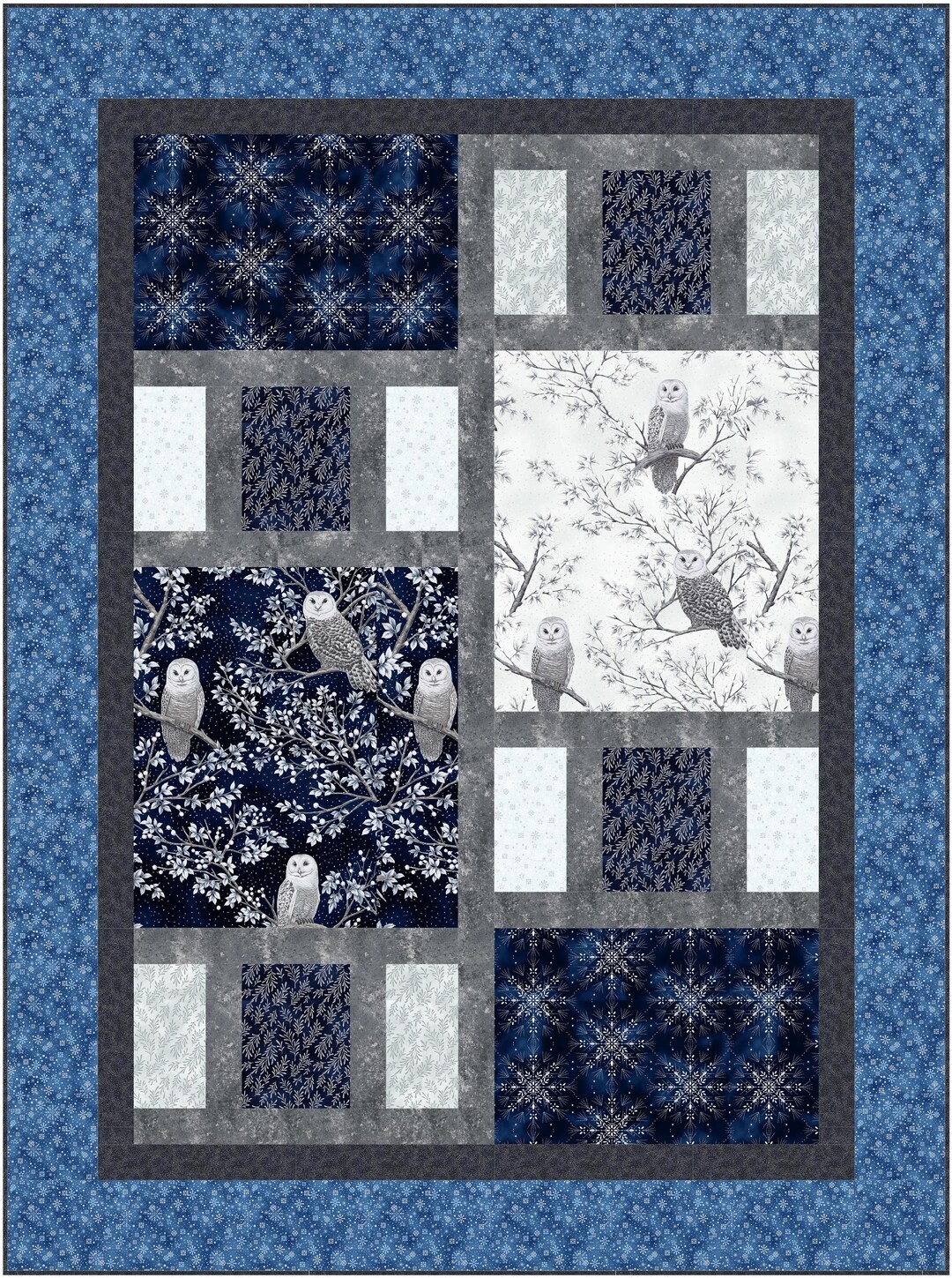 Majestic Quilt Pattern PDF Quilt Pattern-pieced Quilt Pattern by Kari ...