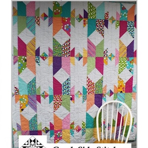 Jumping Jacks Quilt Pattern -pieced Quilt Pattern -creek Side Stitches ...