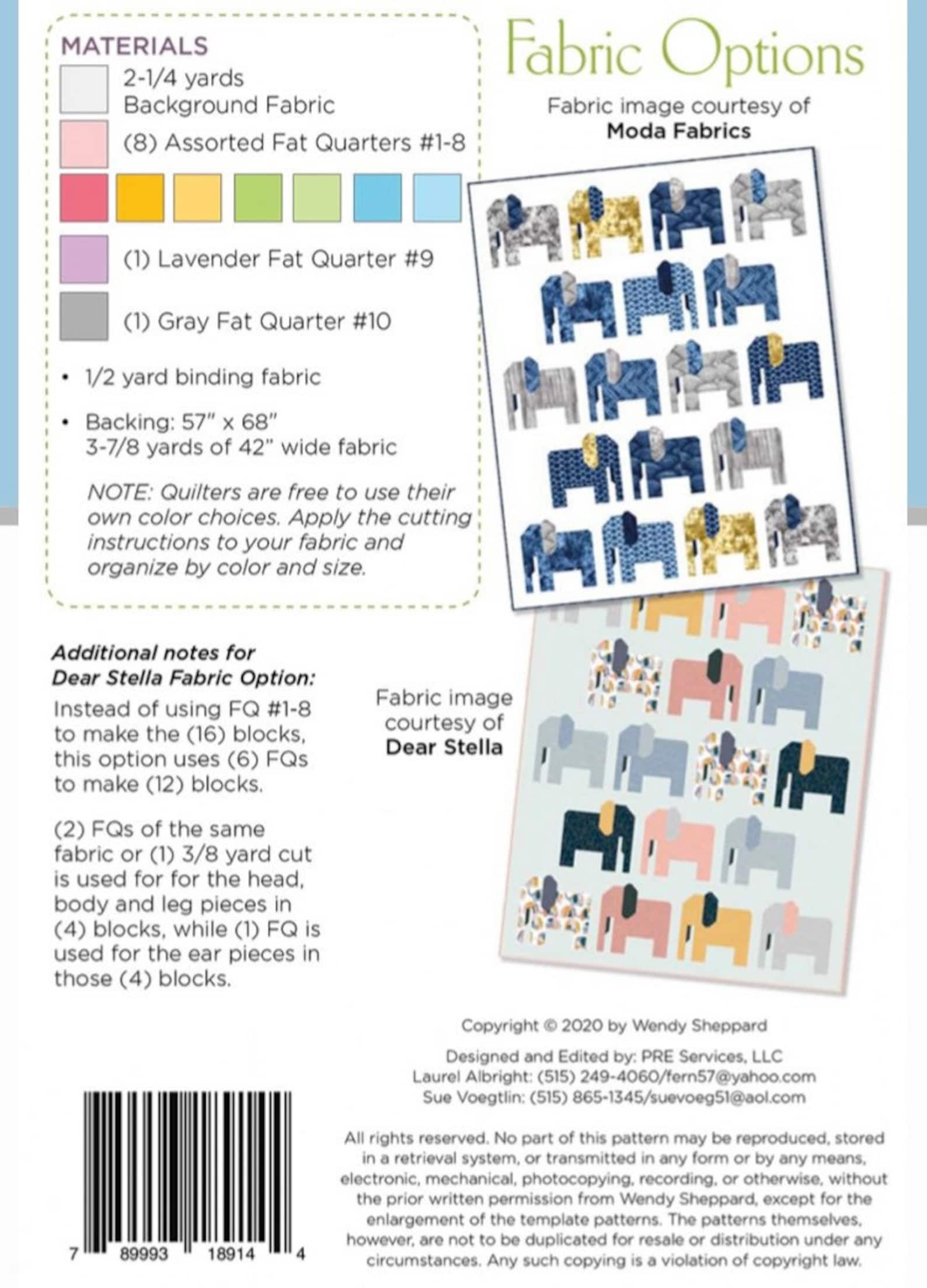 Stomping Grounds-elephants Quilt Pattern Wendy Sheppard - Etsy