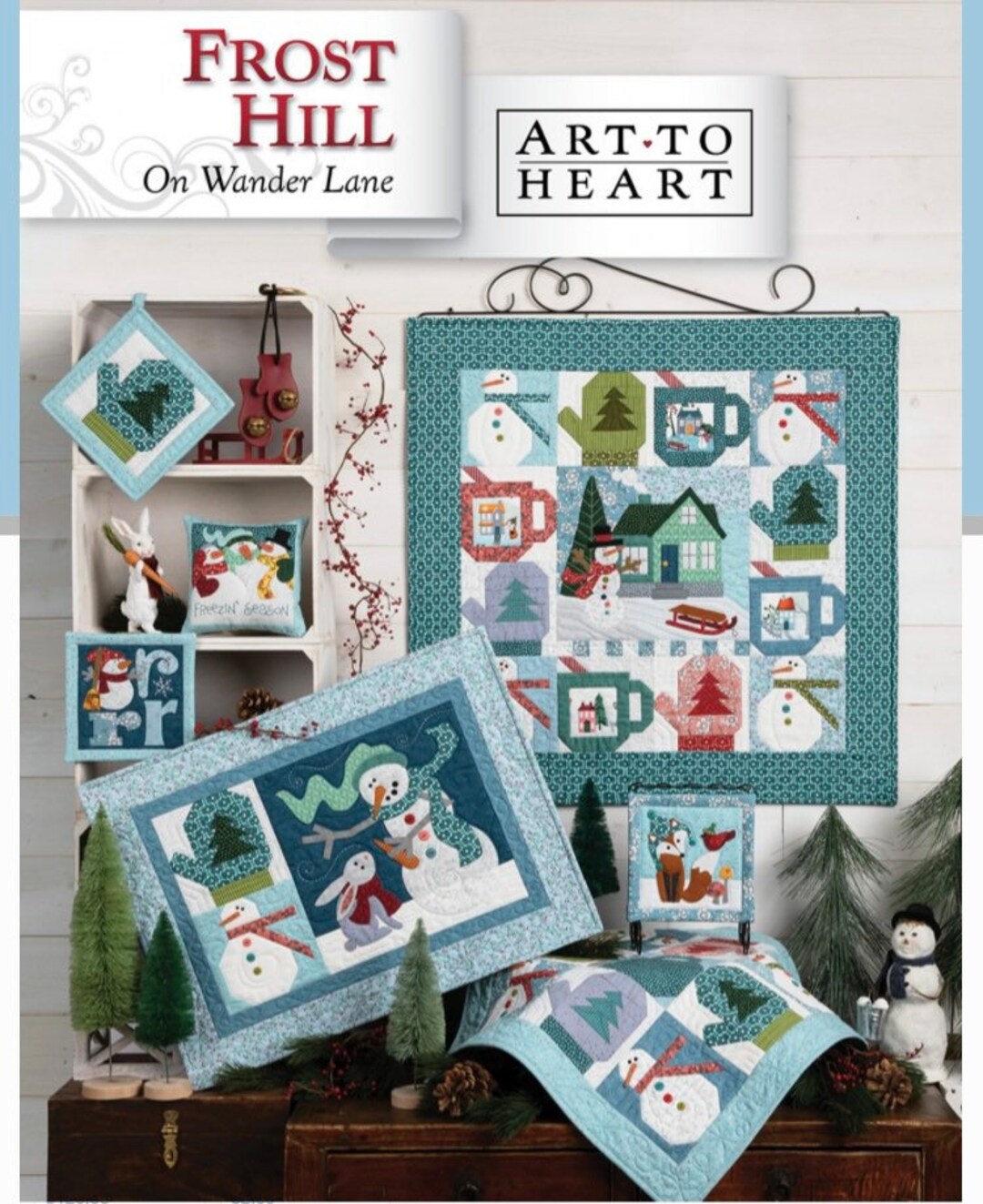 Frost Hill on Wander Lane Quilt Pattern-appliqué Quilt Pattern-art to ...