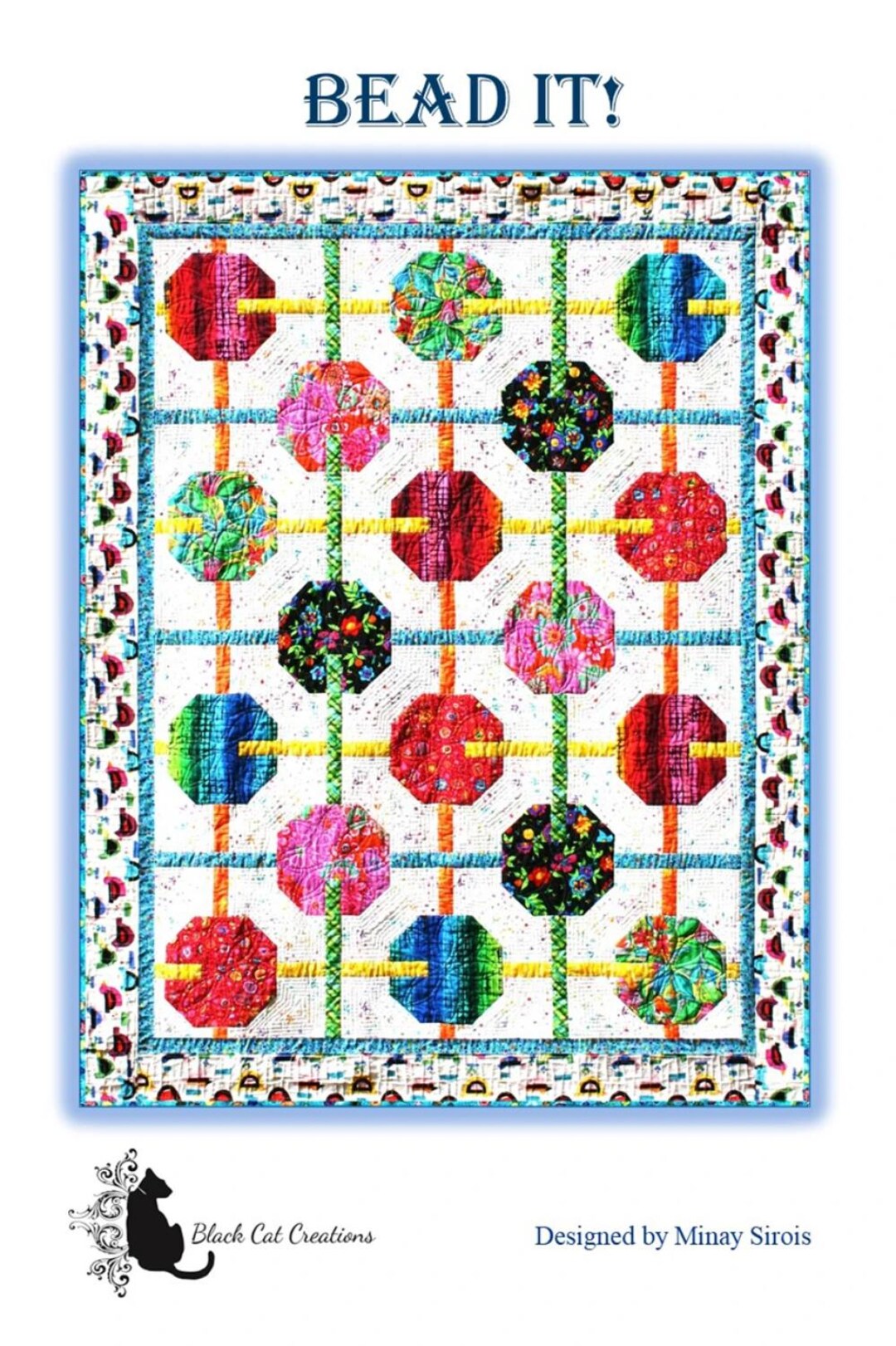 Bead It! Quilt Pattern PDF Quilt Pattern-pieced Quilt Pattern by Black ...