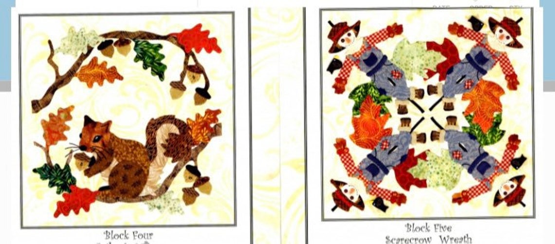 Baltimore Autumn Quilt Pattern-complete Set-p3 Designs-pearl - Etsy