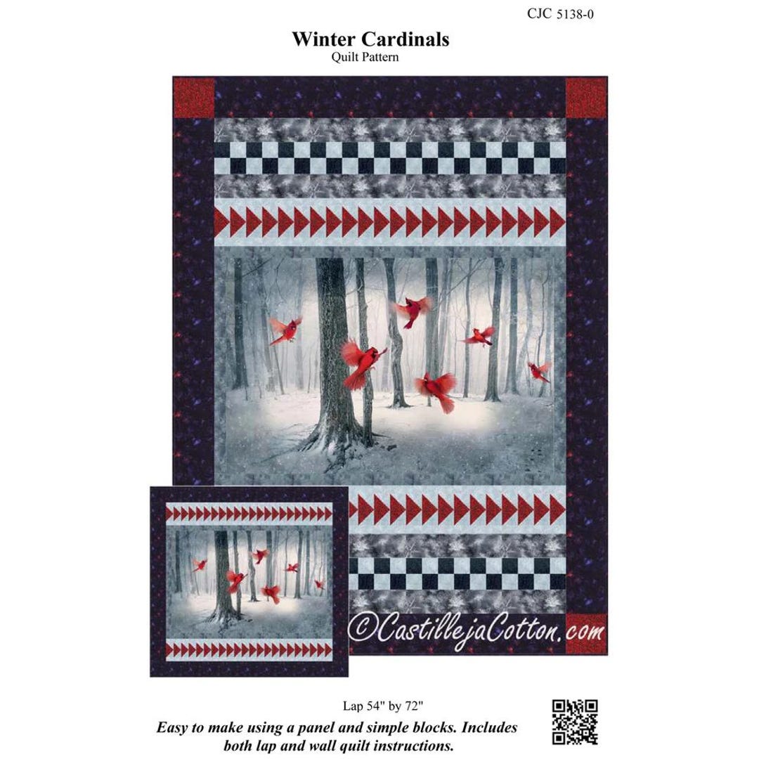 Winter Cardinals Quilt Pattern PDF Quilt Pattern-diane Mcgregor ...
