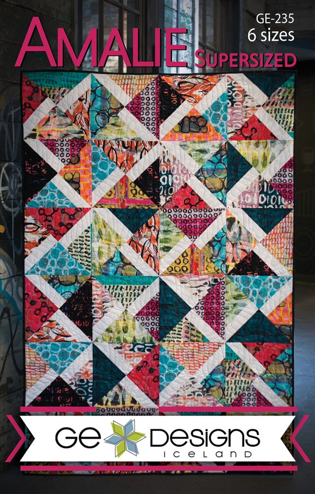 Supersized Amalie Quilt Pattern-g.e. Designs-gudrun Erla-pieced Quilt ...