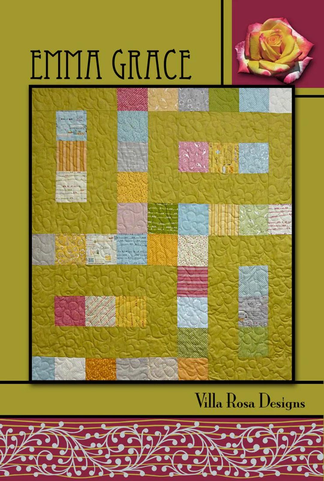 Emma Grace Quilt Pattern PDF Quilt Pattern-villa Rosa Instant Download ...