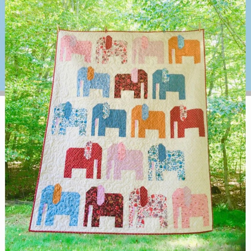 Elephant Quilt - Etsy