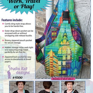 The Sling Along-bag Pattern-studio Kat Designs - Etsy
