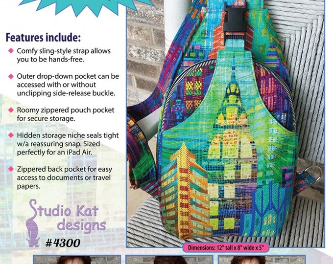 The Sling Along-bag Pattern-studio Kat Designs - Etsy