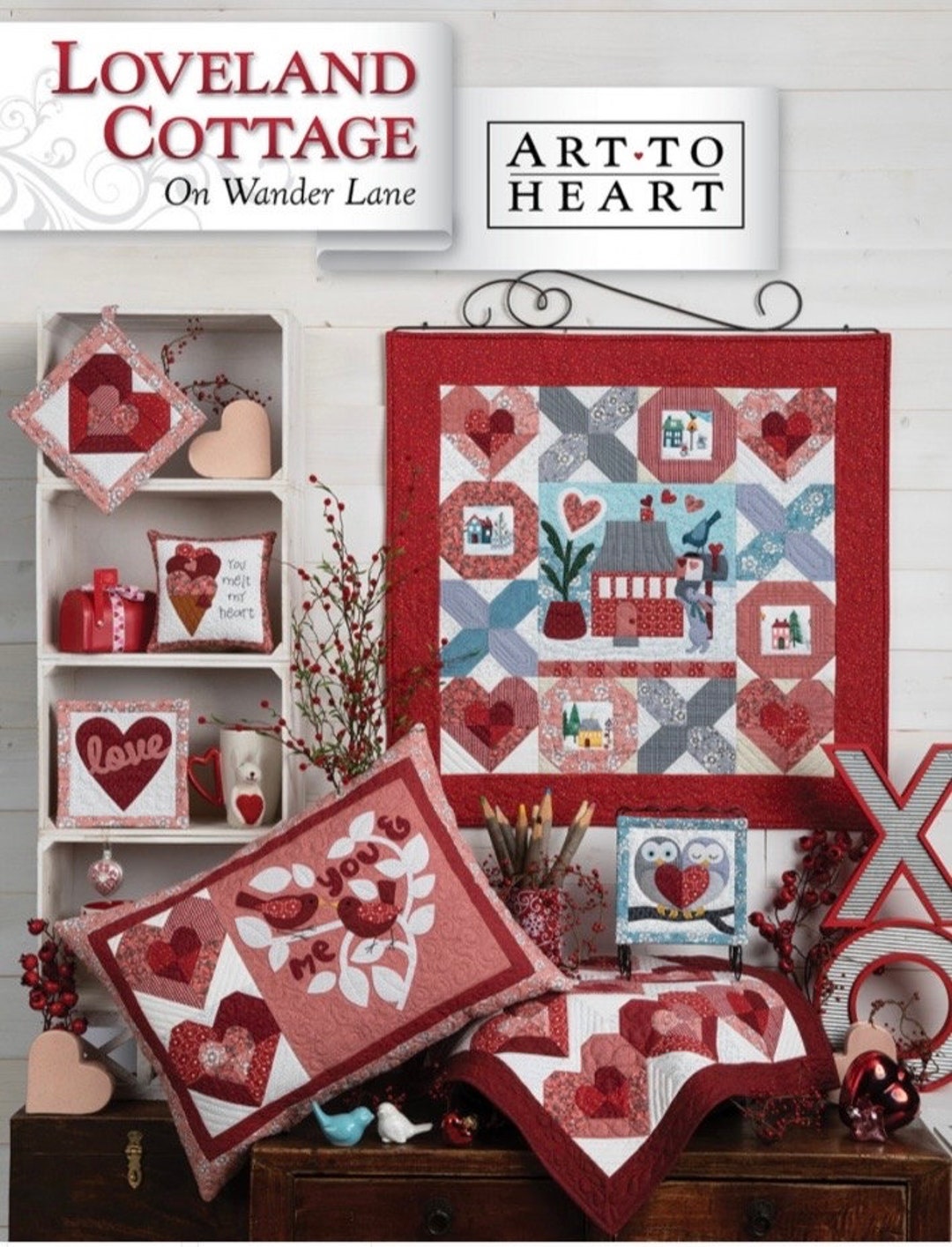 Loveland Cottage on Wander Lane Quilt Pattern-appliqué Quilt Pattern ...