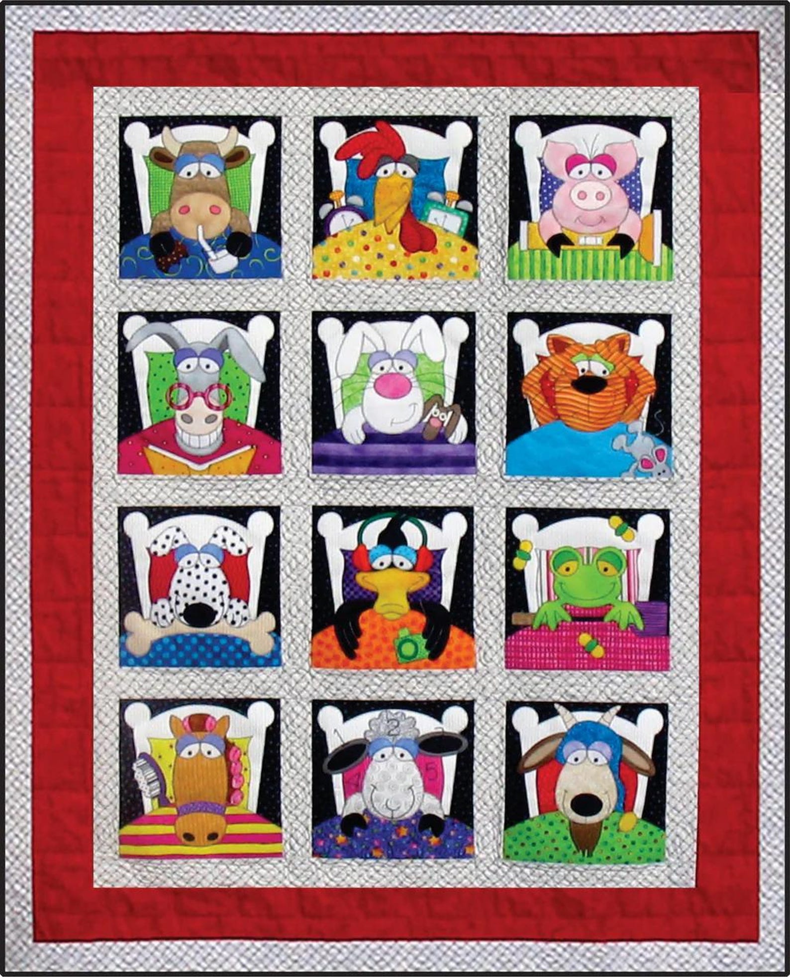 Sleepy Acres Applique Quilt Pattern: Amy Bradley Design (PDF Pattern ...