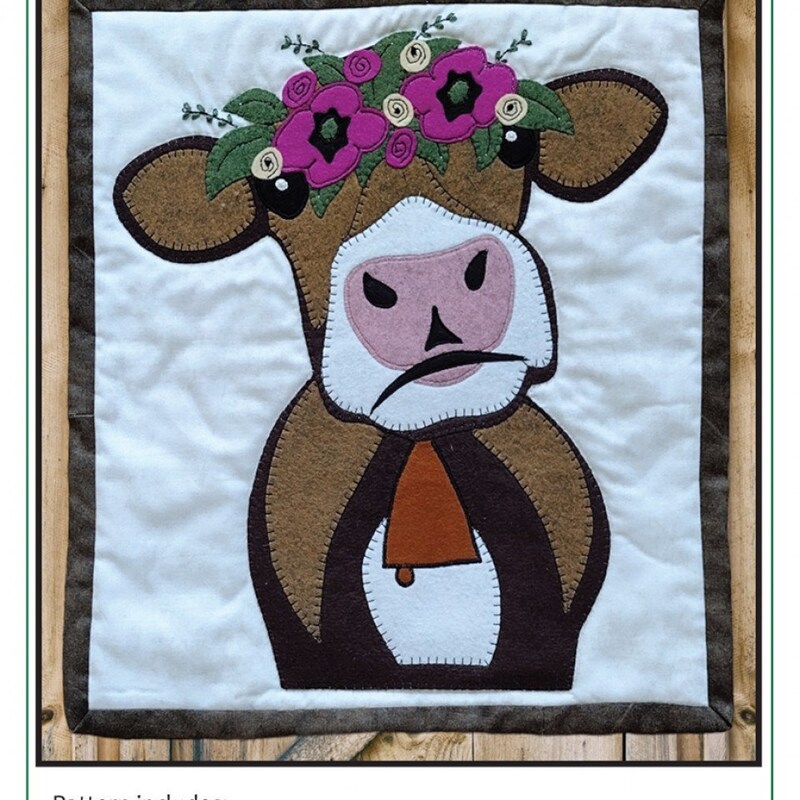 Cow Quilt Block Pattern - Etsy
