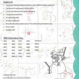 Snowmen A to Zzzz Quilt Pattern-crabapple Hill Studio-meg Hawkey Quilt ...