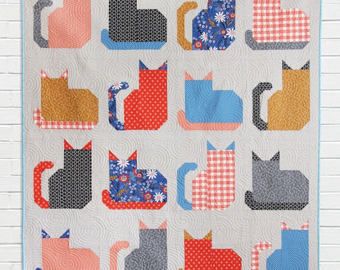 Kitty Cats Quilt Pattern by Cluck Cluck Sew Allison Harris - Etsy