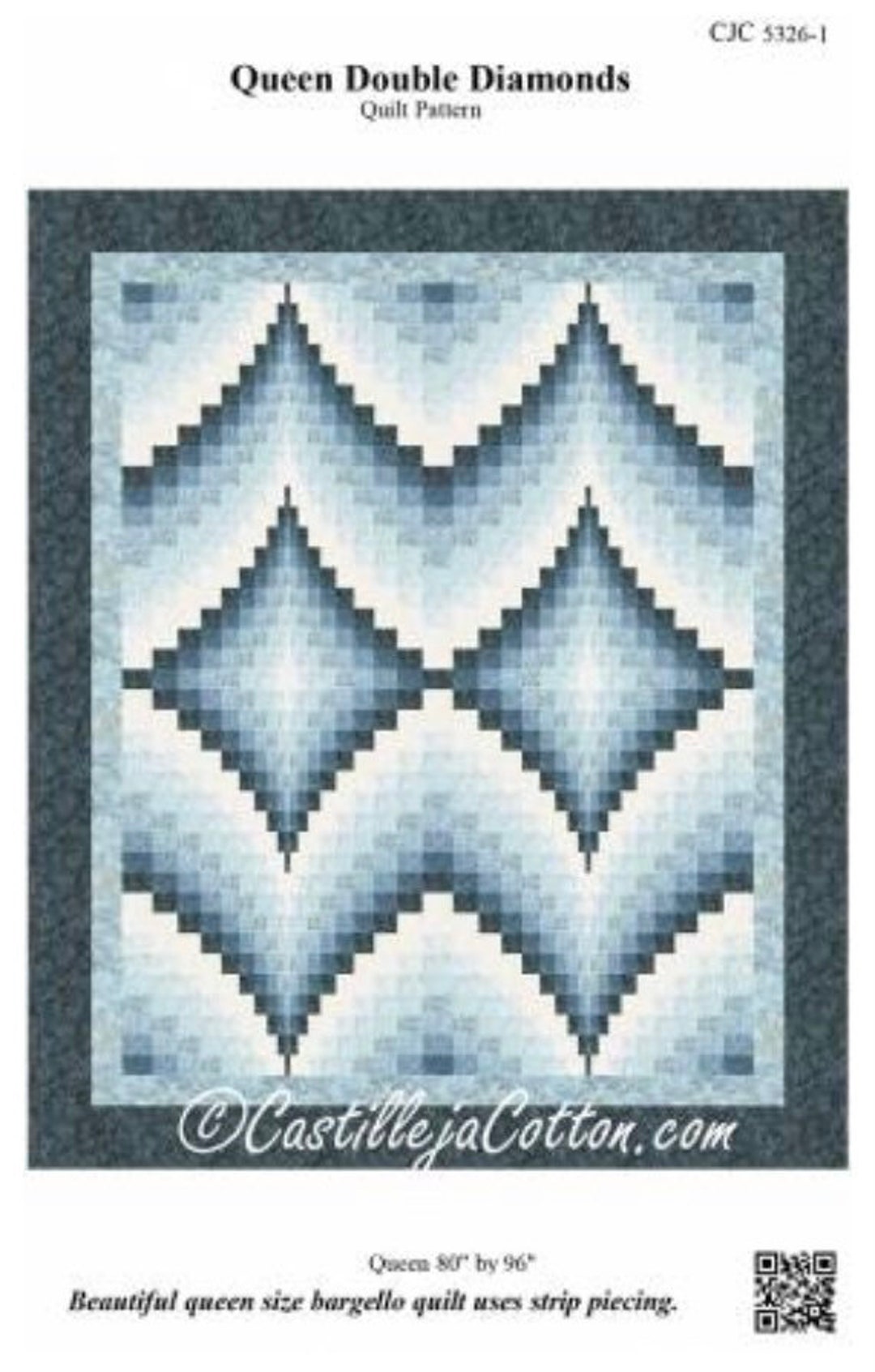 Queen Double Diamonds-quilt Pattern-quilt Woman-diane Mcgregor - Etsy