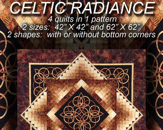 CELTIC Radiance-optical Illusion Pieced Quilt Pattern* Kathleen Andrews ...