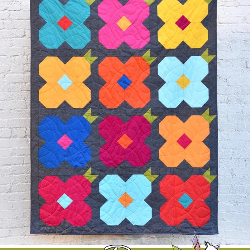 Flower Quilt Pattern - Etsy