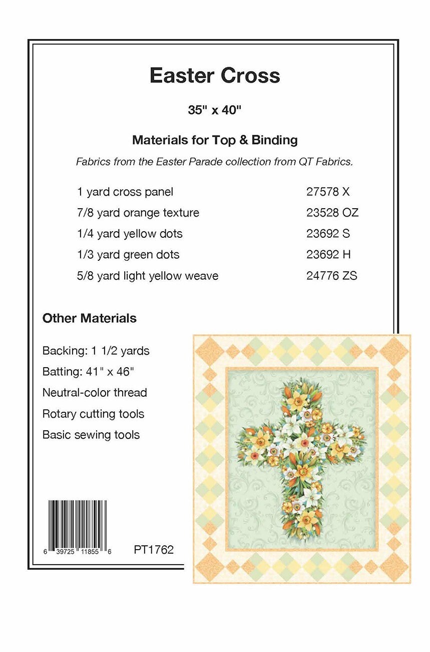 Easter Cross Quilt Pattern-pine Tree Country Quilts Sandy - Etsy