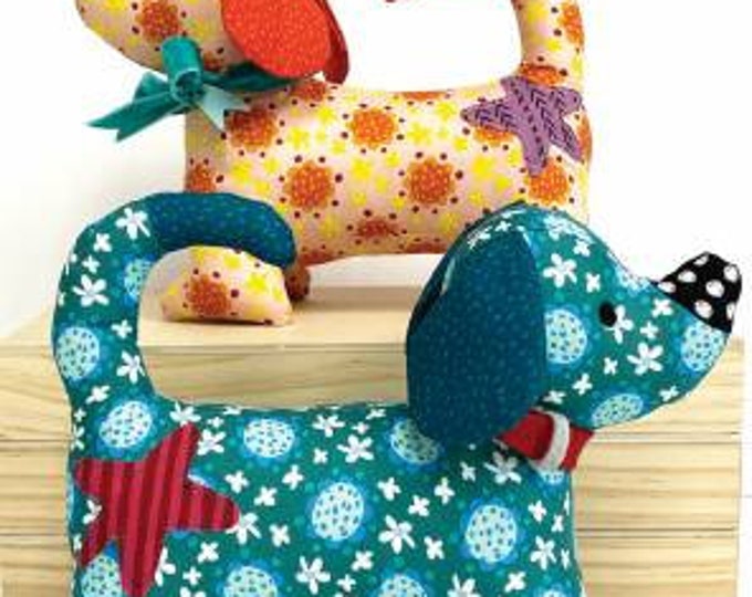 LUCKY and Lola-dog Pincushion Pattern-jennifer Heynan Creative - Etsy