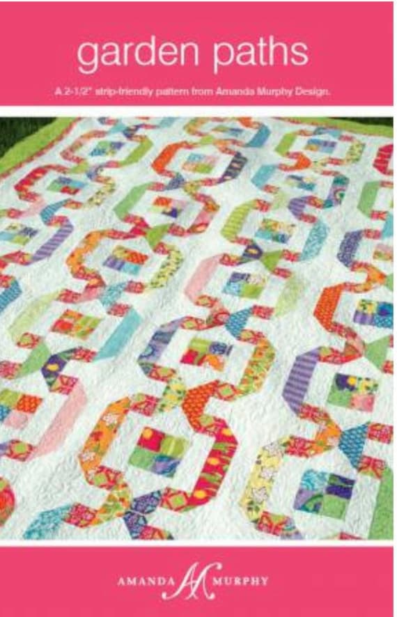Garden Paths Quilt Pattern-amanda Murphy Designs Quilt - Etsy