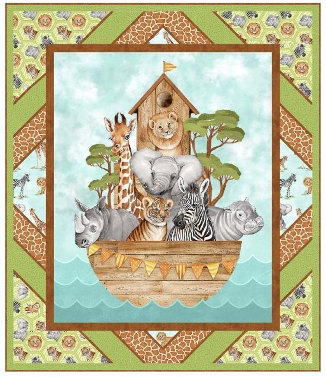 All Aboard Quilt Pattern PDF Quilt Pattern-pine Tree Country Quilts ...