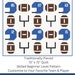 Team Football Quilt Pattern by Easy Piecy Quilts Juliah Tiedeman - Etsy