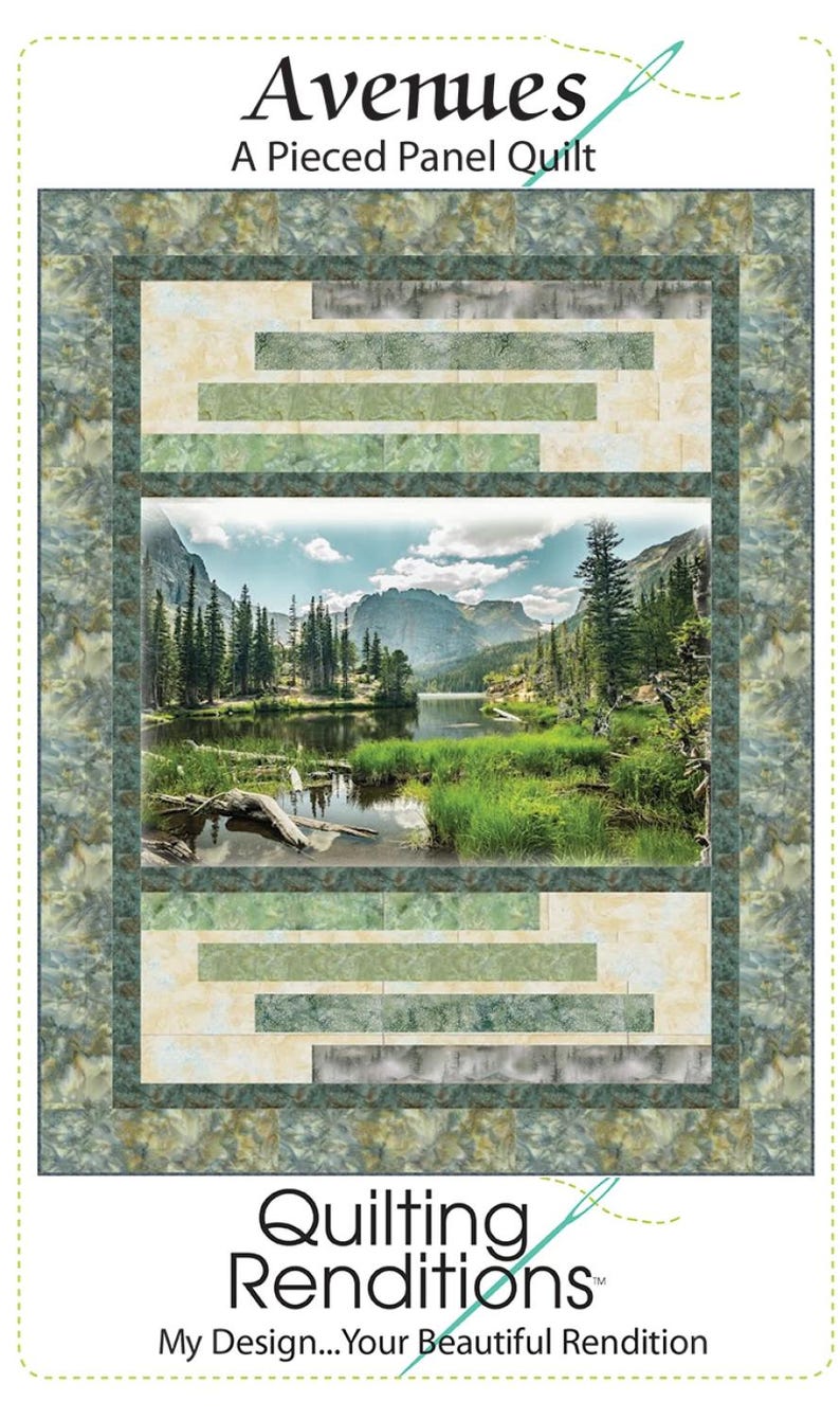 Avenues Quilt Pattern by Quilting Renditions-panel Quilt Pattern-kari ...