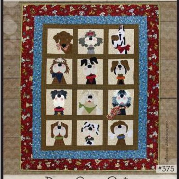 Dog Quilt Patterns - Etsy