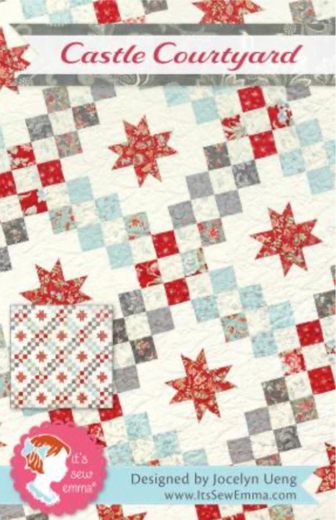 Castle Courtyard Quilt Pattern by Its Sew Emma - Etsy