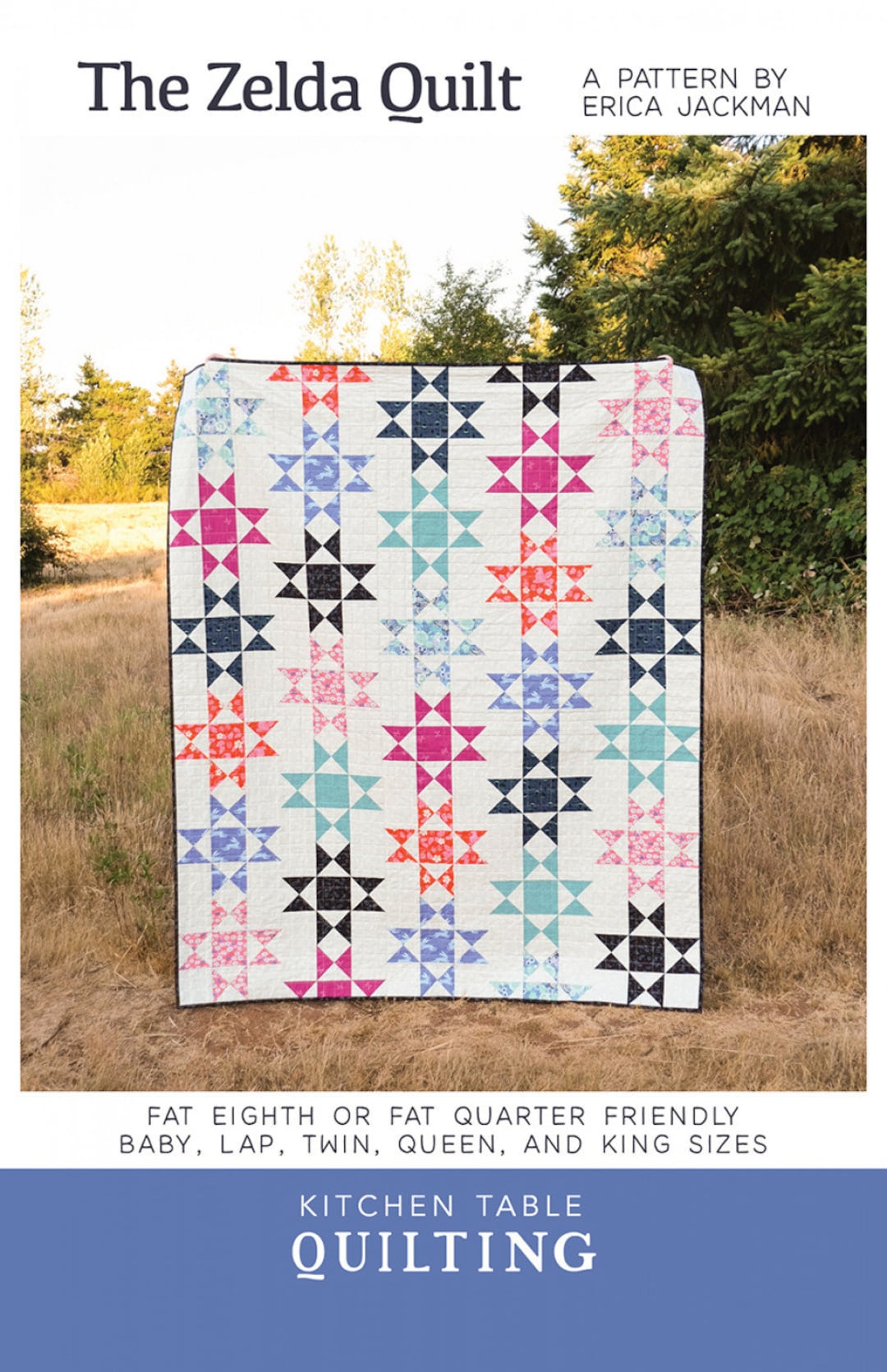 The Zelda Quilt Pattern-kitchen Table Quilting-erica Jackman- Quilt Pattern - Etsy