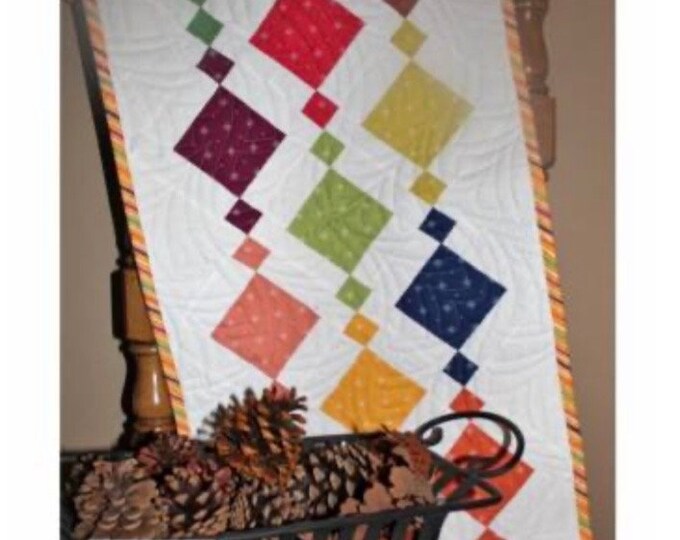 Beaded Charm-table Runner Pattern -charm Pack Table Runner Pattern ...