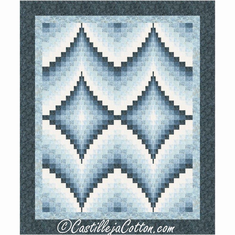 Queen Double Diamonds Quilt Pattern PDF Quilt Pattern-diane Mcgregor ...