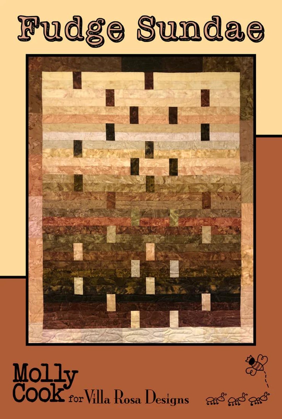 Fudge Sundae Quilt Pattern: 2.5" Strip Quilt (PDF Download) - Etsy