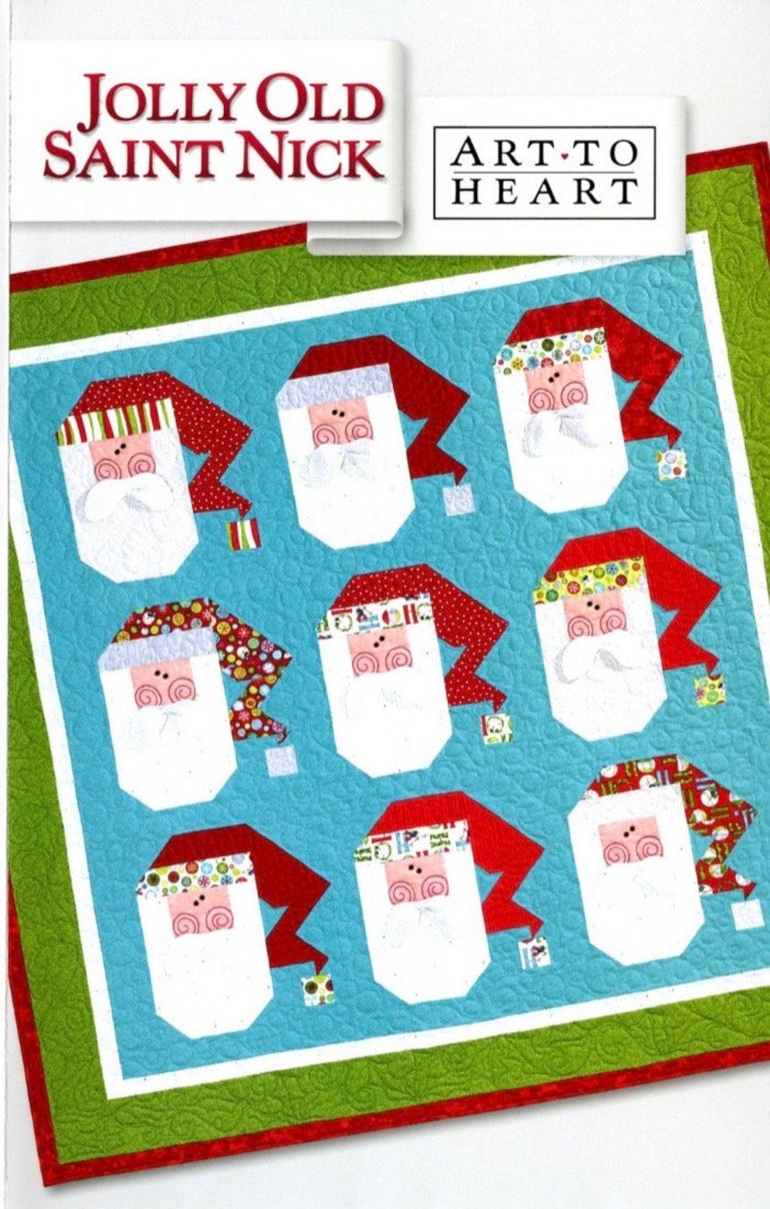 Jolly Old St Nick Quilt Pattern by Art to Heart - Etsy