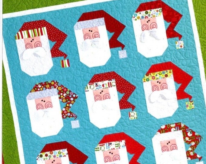 Jolly Old St Nick Quilt Pattern by Art to Heart - Etsy