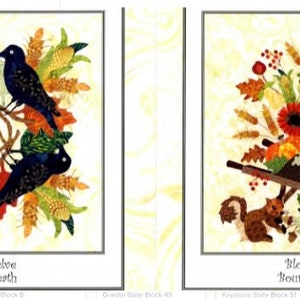 Baltimore Autumn Quilt Pattern-complete Set-p3 Designs-pearl Pererira ...