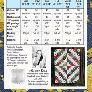 Lucy Quilt Pattern-g.e. Designs-gudrun Erla-pieced Quilt Pattern - Etsy